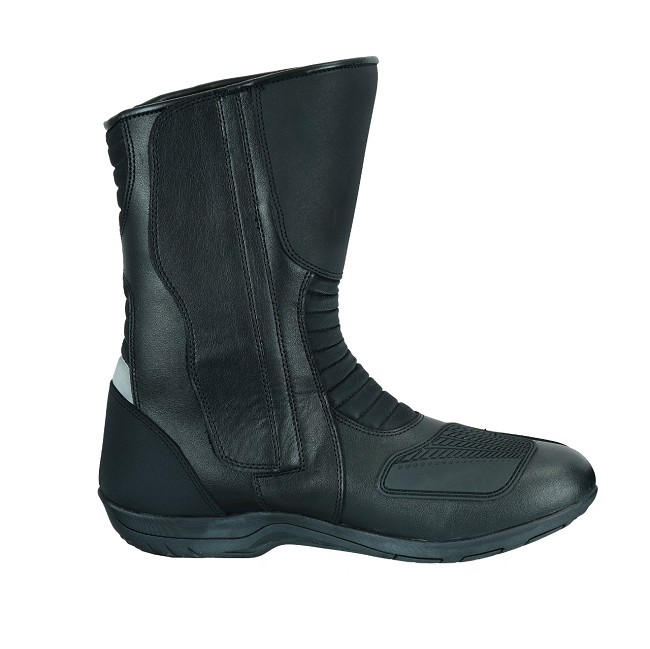 BOTAS DE MOTO URBANOS EN PIEL CON PROTECCIONES, IMPERMEABLES